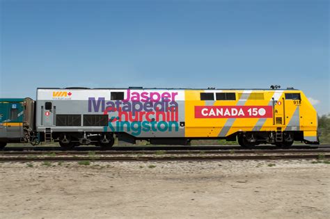 Railpictures Ca Joseph Bishop Photo The New Wraps On The Via P42s