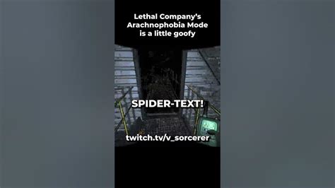 Arachnophobia Mode In Lethal Company Shorts Youtube