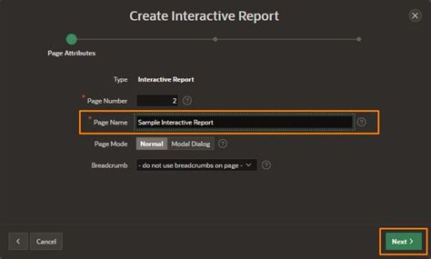 Oracle Apex Interactive Report Tutorial