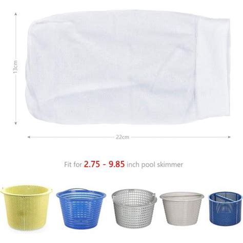 Demason 10 Pack Chaussettes De Skimmer De Piscine Filtres Piscine