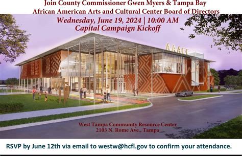 Robbi Smith On Linkedin Hillsborough County Is Building An African American Arts And Cultural…