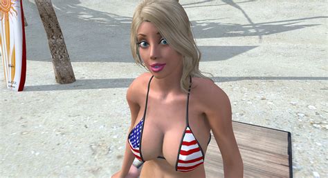 Stacy Gallery On The Beach Set 1 Usa Bikini Sfsx Photo Gallery Loverslab