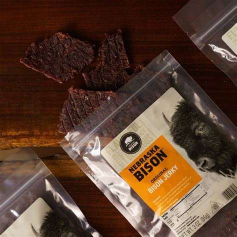 Original Bison Jerky 3oz Nebraska Bison