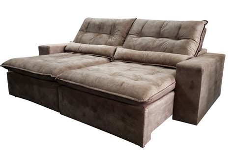 Sofá Retrátil Com Caixa 01 Enjoy Sofás