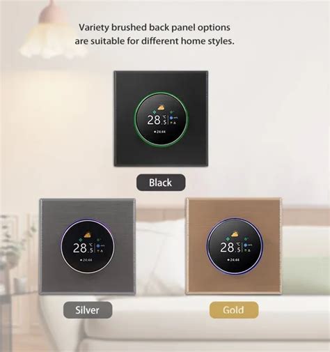 Knob Thermostat Tuya Smart Digital Wireless Floor Heating Controller Wifi Heating Thermostat