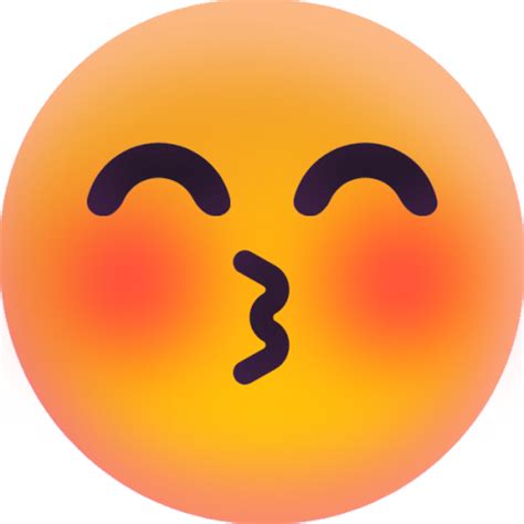 Kissing Face With Closed Eyes Emoji Download For Free Iconduck