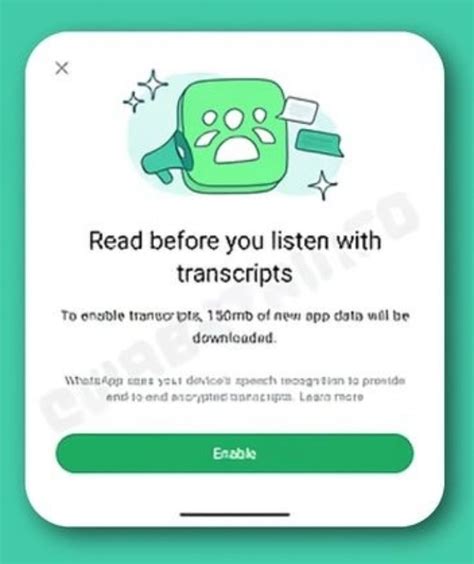 Fitur Transkrip Pesan Suara Whatsapp Dunia Teknik