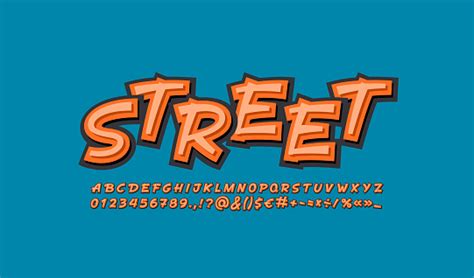 Font Tulisan Tangan Komik Alfabet Skrip Jenis Huruf Kursif Kaligrafi
