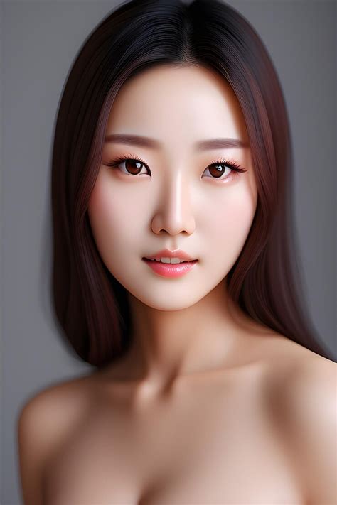 Premium Photo Beautiful And Sensual Korean Woman Silky Smooth Skin