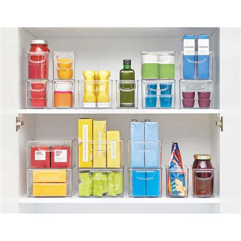 Idesign Kitchen And Pantry Storage Bins 18 Piece Set Size 5000