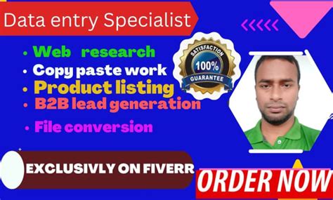 Do Accurate Data Entry Web Research Copy Paste Works By Litanislam