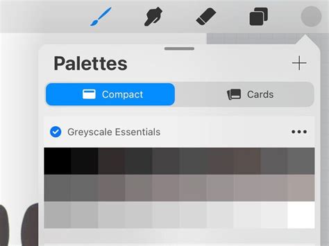 Procreate Color Palette Greyscale Essentials Neutral Colors Digital