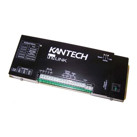 Johnson Controls Tyco Kantech Ip Link Installation Manual Pdf Download