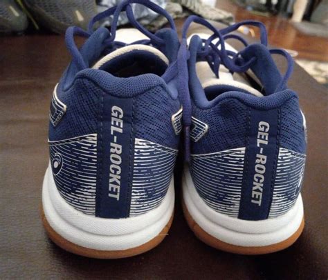 Asics Womens Gel Rocket White Volleyball Shoes Size Gem