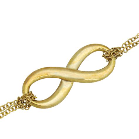 Tiffany And Co 18k Yellow Gold Infinity Bracelet The Closet