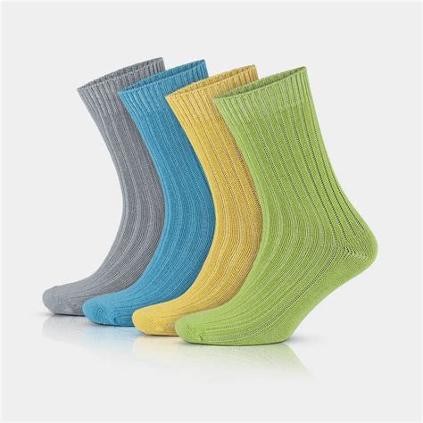 100 Cotton Socks Warm Soft Dress Socks Gowith