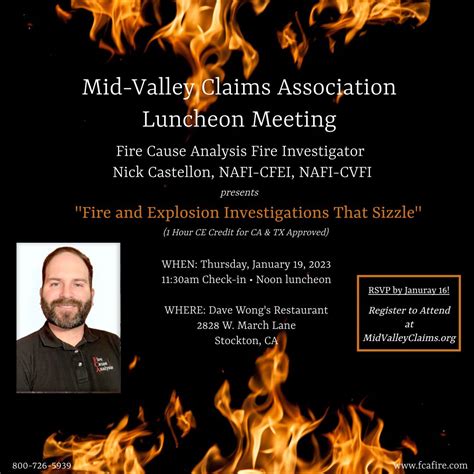 Fire Cause Analysis Fca Fire Investigator Nick Castellon Nafi Cfei
