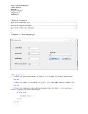 Programming Assignment Pdf Name Suniel Kasowpursat IcasNo Semester
