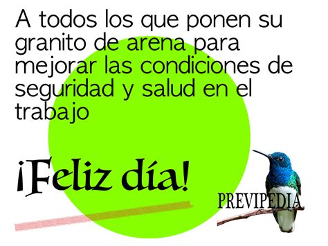 Frases Por El Dia De La Seguridad Y Salud En El Traba