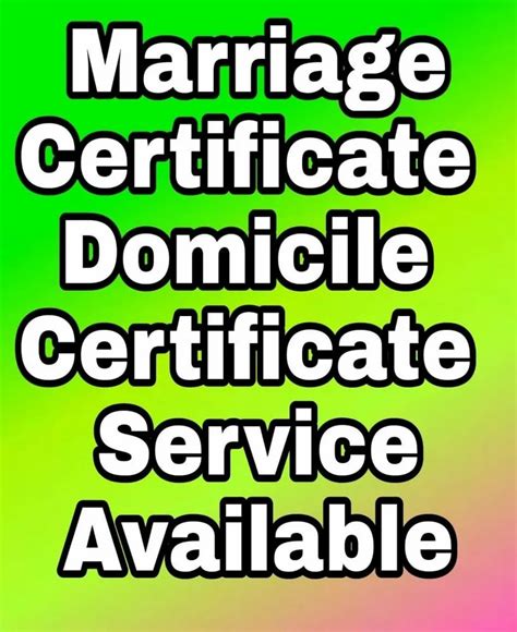 Domicile Certificate Domicile Certificate Services In India