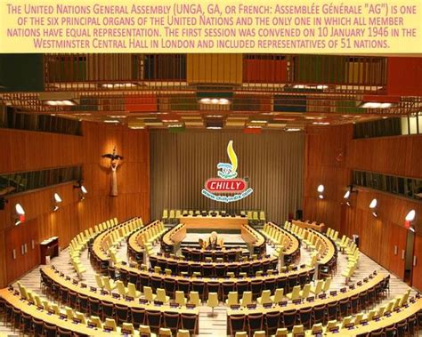 The United Nations General Assembly Unga Is One Of The Six Principal