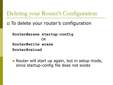 PPT Cisco Router Configuration Basics PowerPoint Presentation Free Download ID