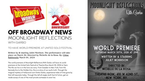 Juliet Morrison Presents Moonlight Reflections With Garbo A Soulful