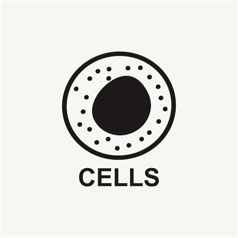 Premium Vector Cell Icon Flat Illustration Of Cell Vector Icon