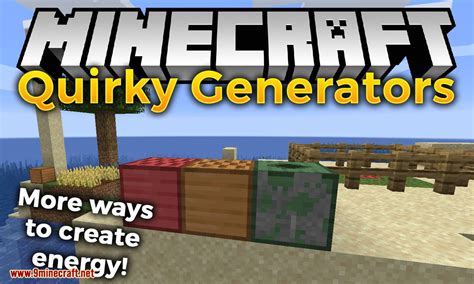 Quirky Generators Mod 1 18 2 1 16 5 More Ways To Create Energy