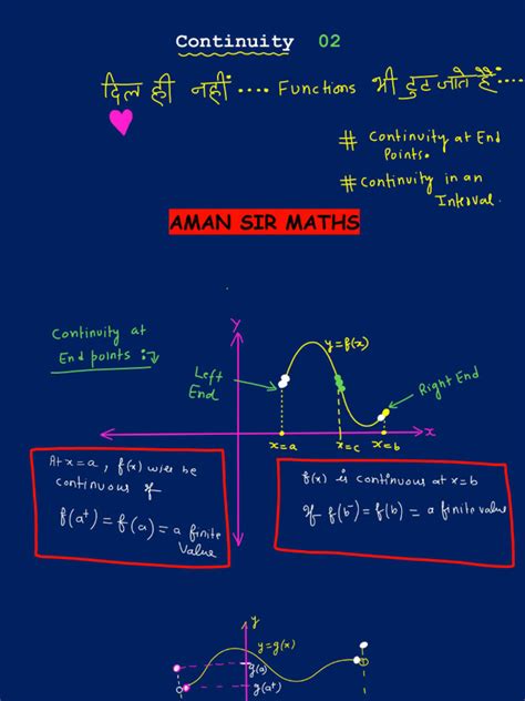 Continuity 02 Class Notes Bhannat Maths Compressed Pdf