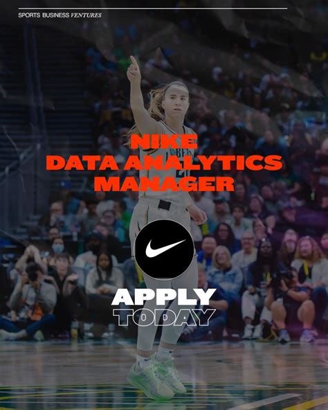 Sports Business Ventures On Linkedin ️nike Is Hiring A Data Analytics Manager 📊 Nike Is