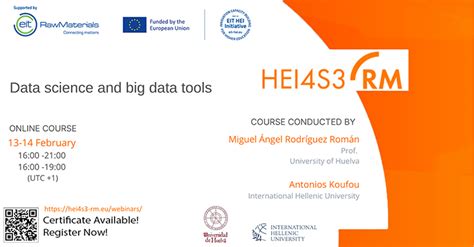 Webinar Data Science And Big Data Tools Portal De Comunicación