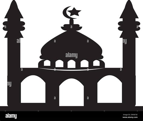 Mosque Icon Logo Vector Design Illustration Stock Vector Image And Art