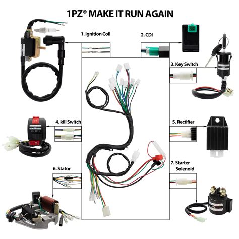 Wiring Diagram Pit Bike Rectifier