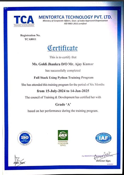 Tcatraininganddevelopmentcertified Webdevelopment Hardworkpaysoff