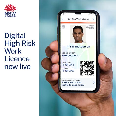 You Can Now Go Digital With Your High Risk Work Licence With Service Nsw