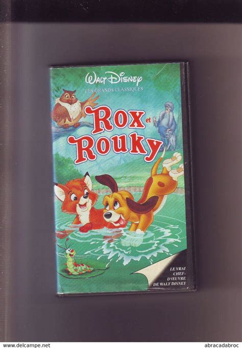 Cassette Vhs Rox Et Rouky Outlet Collection Instrumentationkmitlacth