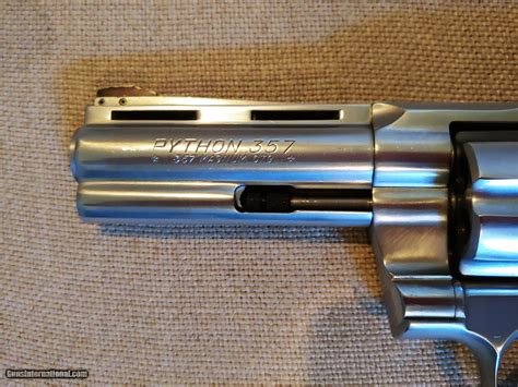 Colt Python Satin Nickel Coltguard 1975