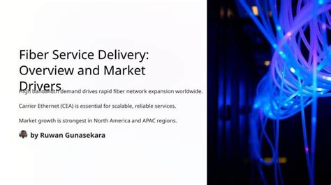 Fiber Service And Fiber Optics Technology For Beginners Pptx