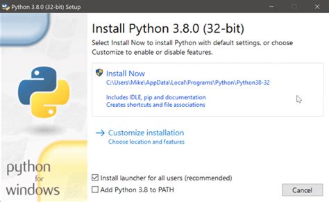 как работать в python на windows