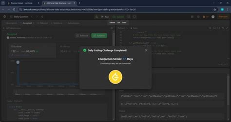 Manasa Vemireddy On Linkedin Day17 Consistentprogramming Leetcode Dsa