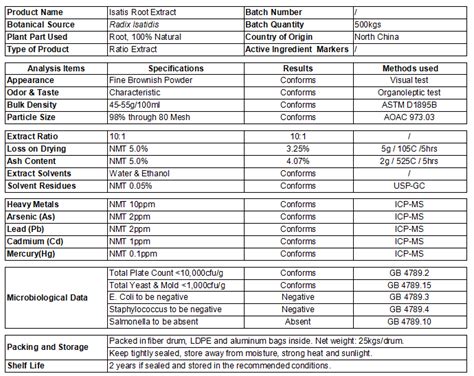 Isatis Root Extract From China Manufacturer Kingherbs
