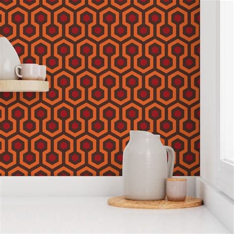 Redrum Small Wallpaper Spoonflower