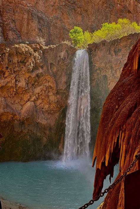 Mooney Falls Hike In Havasupai