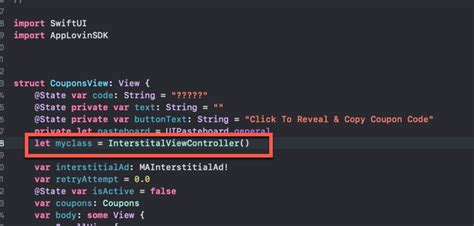 Ios Instructions For Swift Ui · Issue 179 · Applovinapplovin Max Sdk