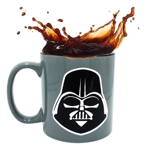 Taza Cerámica Metalizada Disney Star Wars Darth Vader ml MercadoLibre
