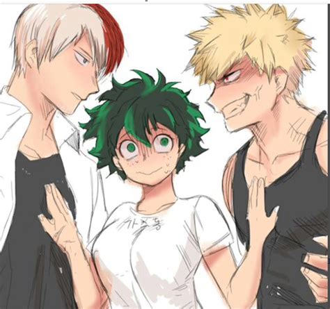 Obsessive Todoroki X Quirkless Fem Deku X Katsuki Part 9 The Stalker Katsuki Vs Shouto