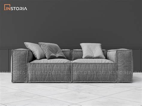 Диван прямой КВАДРО в стиле лофт Купить в Екатеринбурге Интернет магазин мягкой мебели Instoria