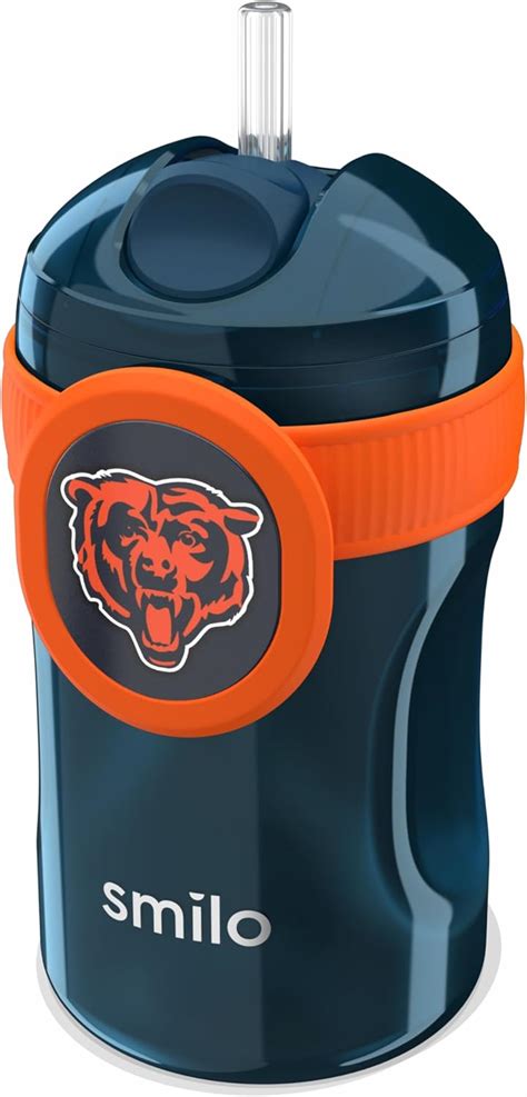 Smilo Straw Cup Chicago Bears Officially Licensed Nfl