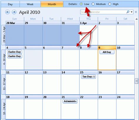 Calendar Detail View In Outlook Outlook Tips